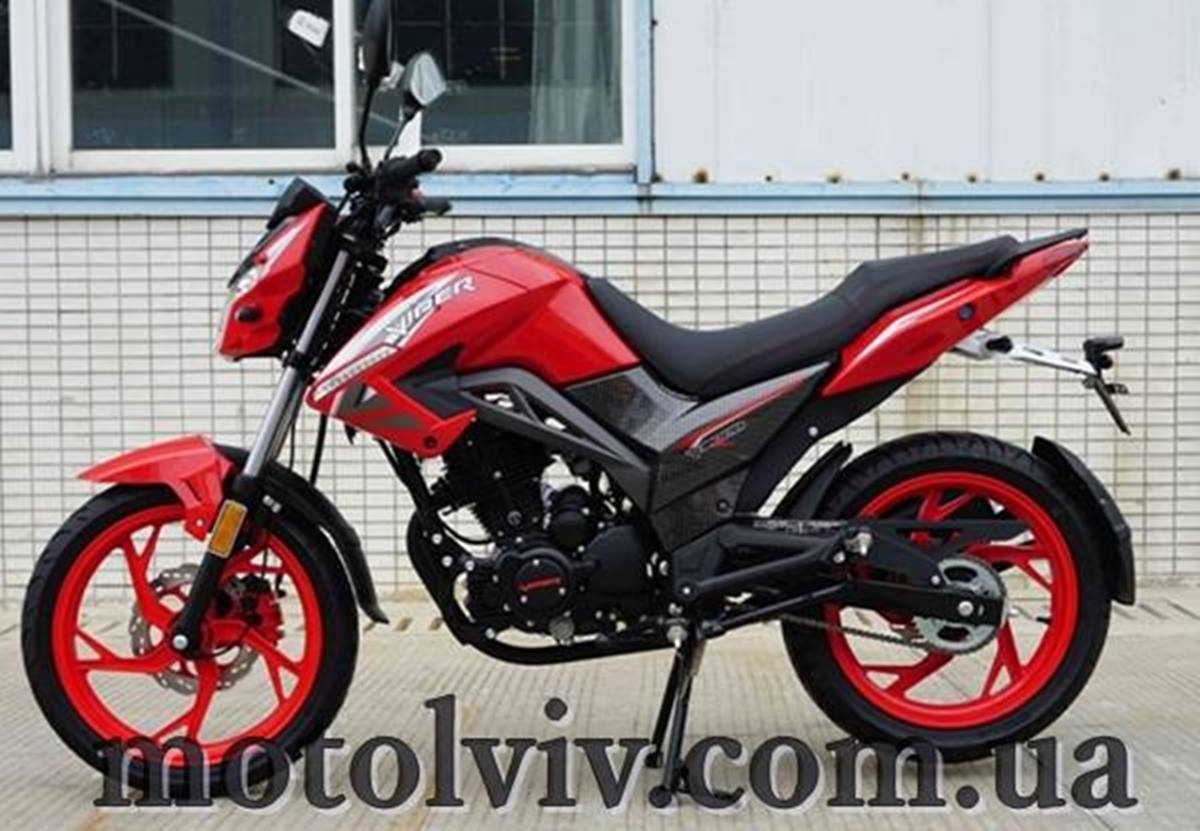 Мотоцикл VIPER ZS200-3 червоний купити Львів. Viper zs200-3 2021 - МотоЛьвів